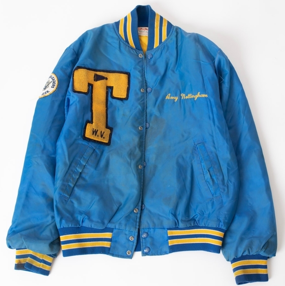 NCAA | Jackets & Coats | Vintage West Virginia Tech Cheerleader Jacket ...